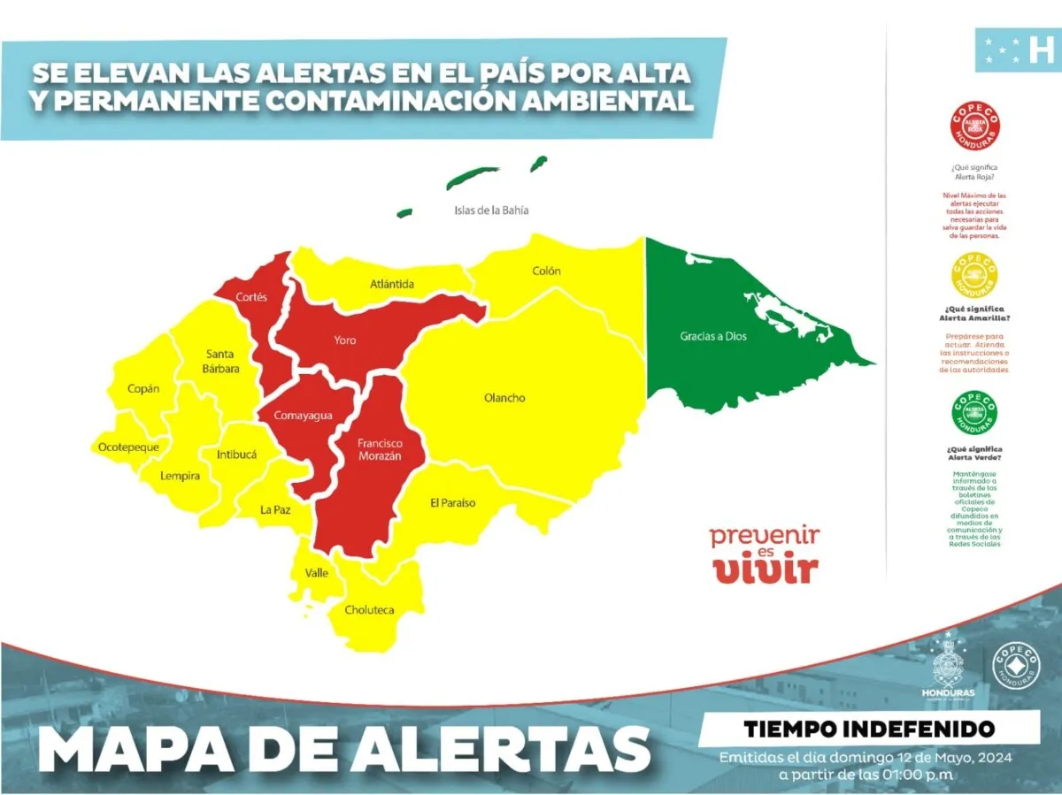 ALERTA EN HONDURAS POR ALTOS NIVELES DE CONTAMINACIÓN ATMOSFÉRICA, MALA ...